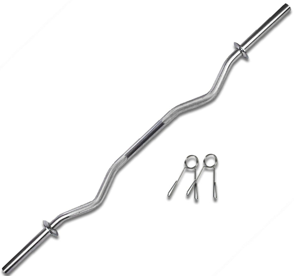 Barra W Maciça Cromada Lisa 1,20 M - Diam. 25,40Mm | MEGAGYM