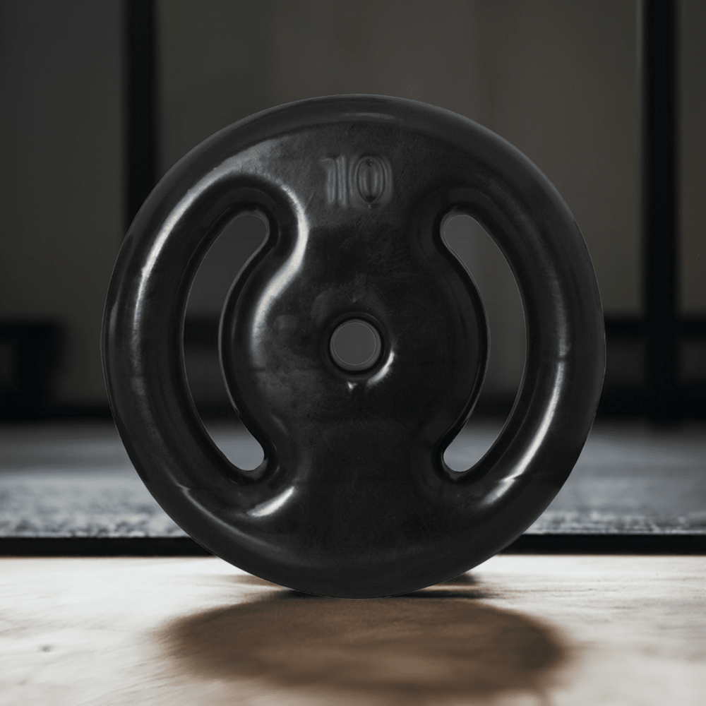 Anilha 10kg Emborrachada para Musculação em Academia